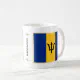 Barbados Flag + Map Mug | Zazzle