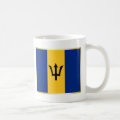 Barbados Flag + Map Mug | Zazzle