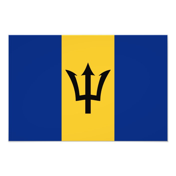 Barbados Flag Photo Print | Zazzle.com