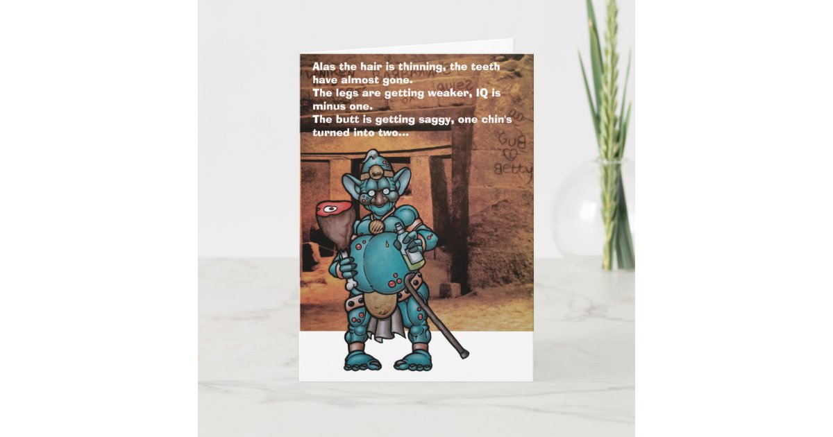 BARBARIAN BIRTHDAY CARD | Zazzle