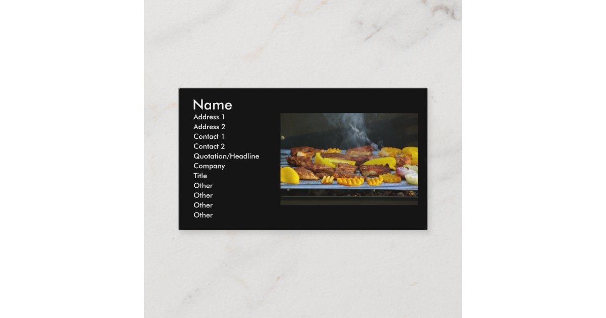 Barbecue Business Card | Zazzle