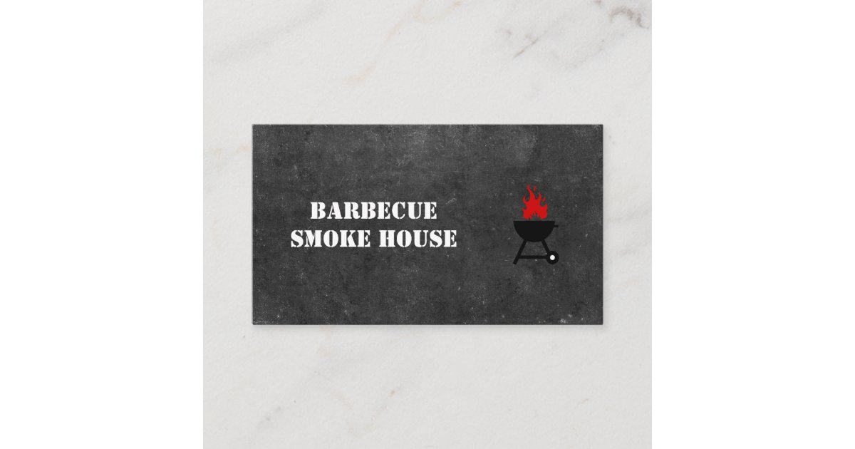 Barbecue Grill Business Card | Zazzle
