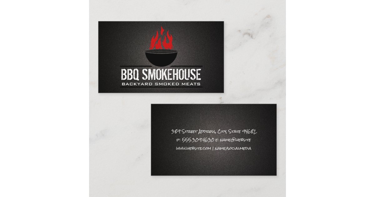 Barbecue Grill | Cooking Business Card | Zazzle
