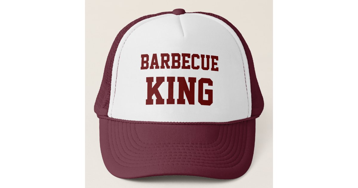 Barbecue King Funny Hat | Zazzle