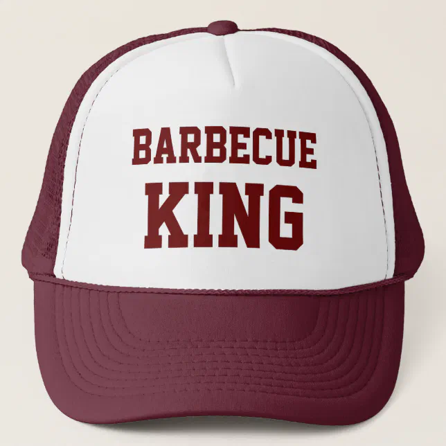 Barbecue King Funny Hat | Zazzle