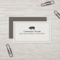Barbecue Pork Black Sectioned Pig Business Card | Zazzle