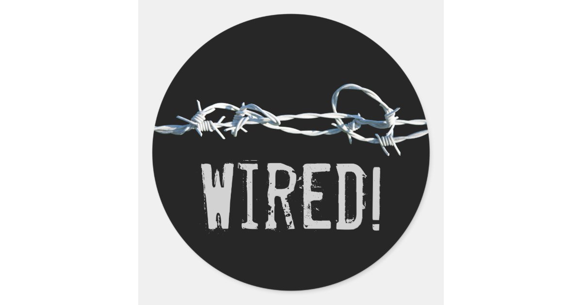 Barbed Wire Sticker | Zazzle