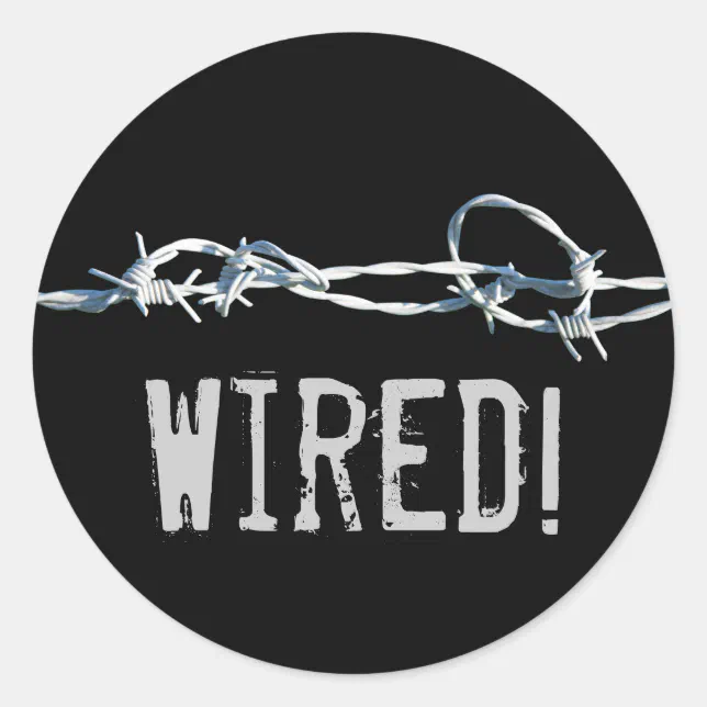 Barbed Wire Sticker | Zazzle