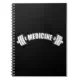 Barbell - Iron Medicine - Weight Lifting Gym Notebook | Zazzle