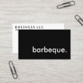 barbeque. business card | Zazzle