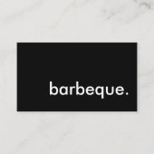barbeque. business card | Zazzle