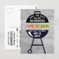 Barbeque Family Reunion Save the Date Postcard | Zazzle