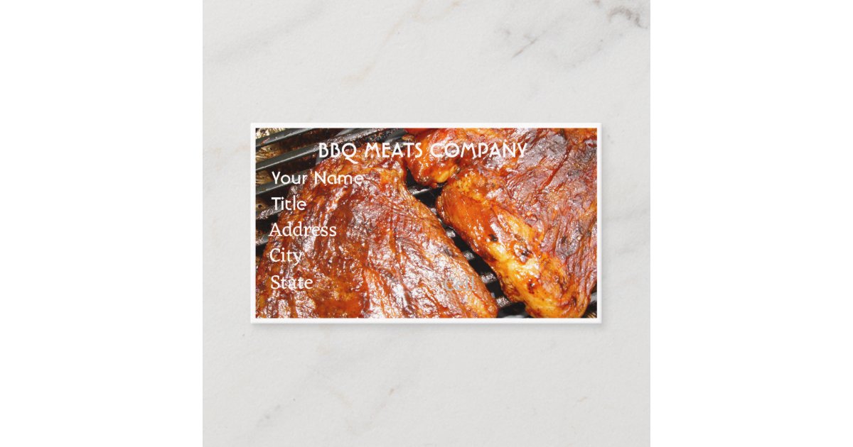 Barbeque Smoke House Business Card | Zazzle