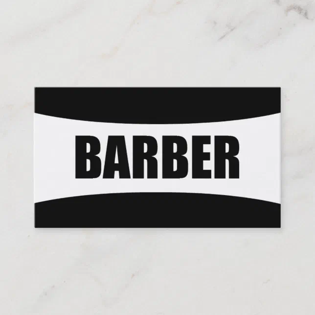 Barber Business Card | Zazzle