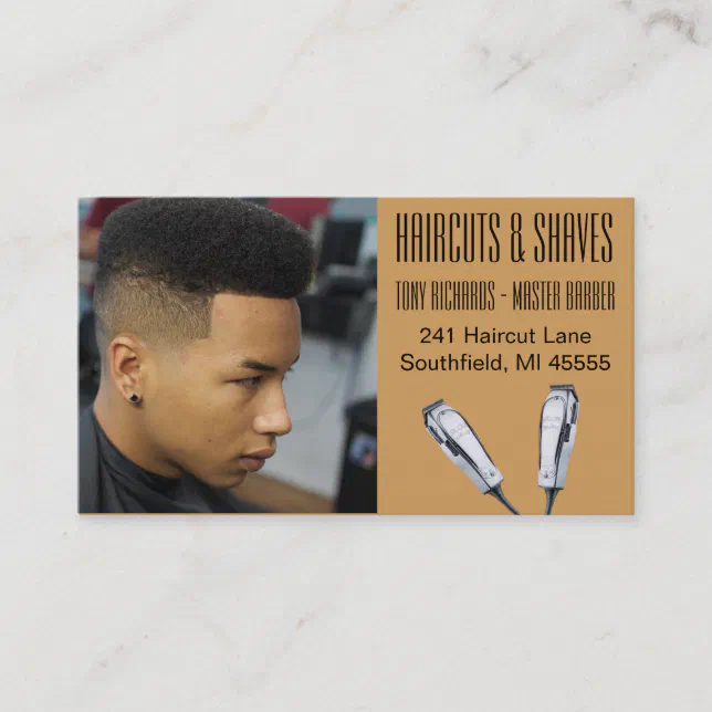Barber Business Cards | Zazzle