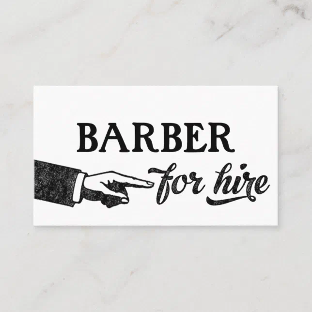 Barber Business Cards - Cool Vintage | Zazzle