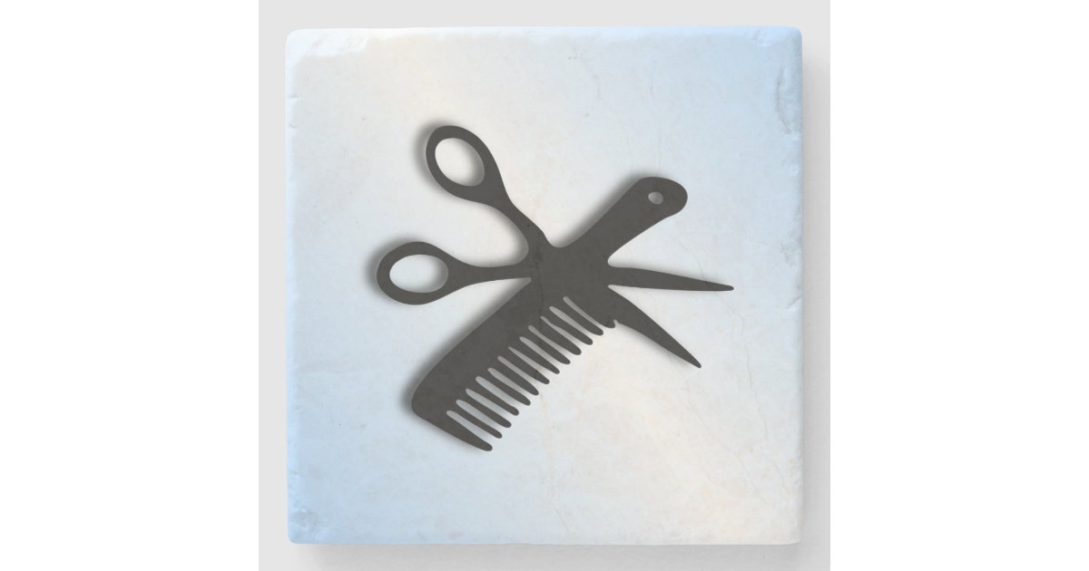 Barber Design Stone Coaster | Zazzle