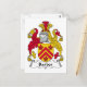 Barber Family Crest Postcard | Zazzle