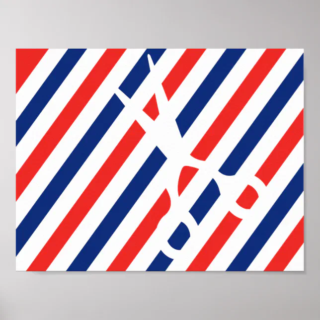 Barber Scissors Poster | Zazzle