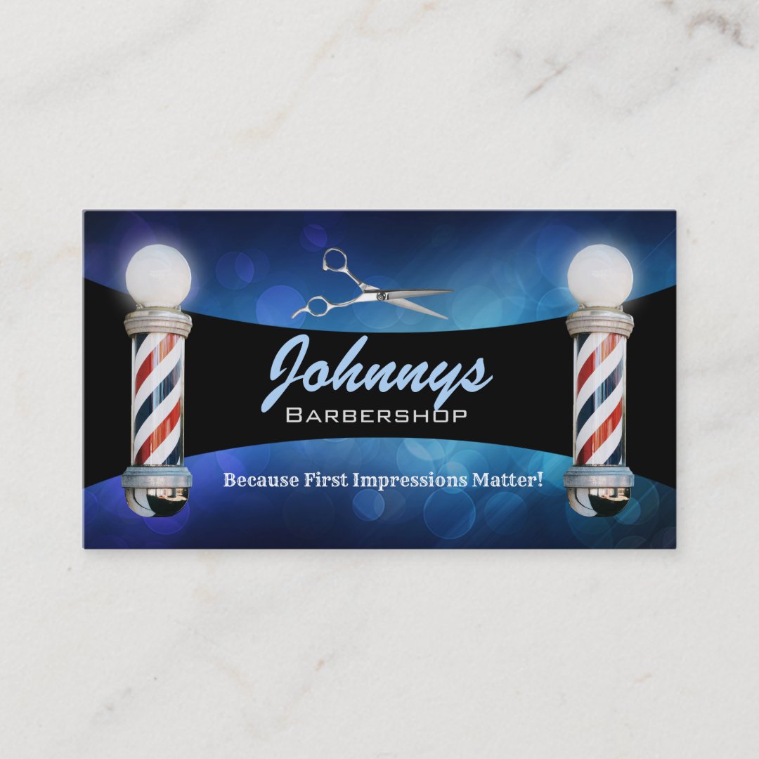 Barber Shop Business Cards | Zazzle