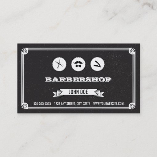 Barber Shop Customer loyalty business card | Zazzle Barber Shop Customer loyalty business card | Zazzle