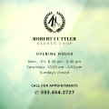 Barber shop opening hours custom logo window cling | Zazzle