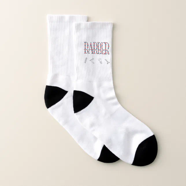 Barber Socks | Zazzle