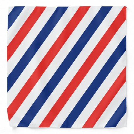 Barber Stripes Fabric | Zazzle.com