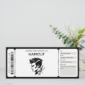 Barber Voucher Template, Haircut Gift Certificate Invitation | Zazzle