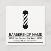 barbershop pole stamp card | Zazzle