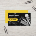 Barbershop Professional Hair Clipper Barber Black Business Card | Zazzle