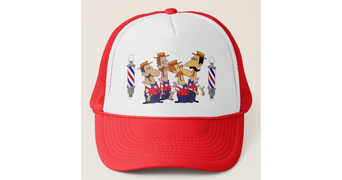 Barbershop Quartet Trucker Hat | Zazzle