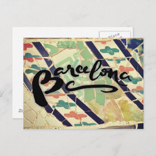 Barcelona postcard | Zazzle