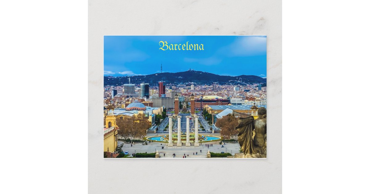 Barcelona postcard | Zazzle