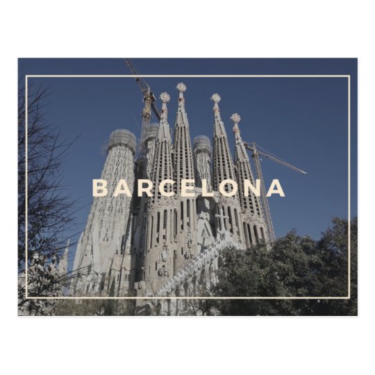 Barcelona Postcard | Zazzle.com