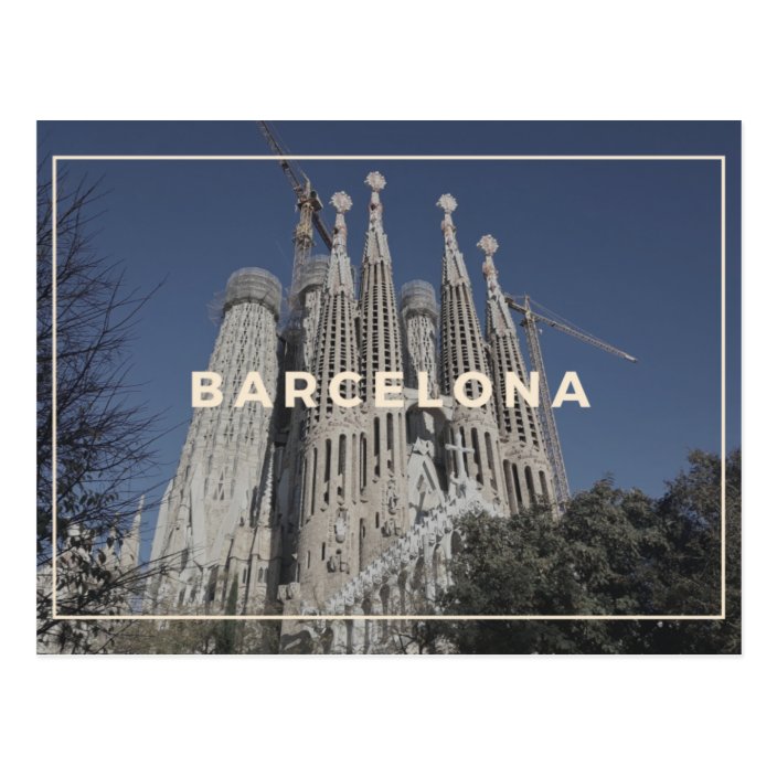 Barcelona Postcard | Zazzle.com