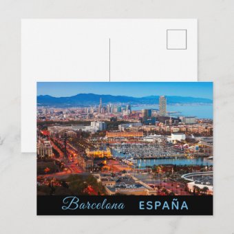 Barcelona postcard | Zazzle