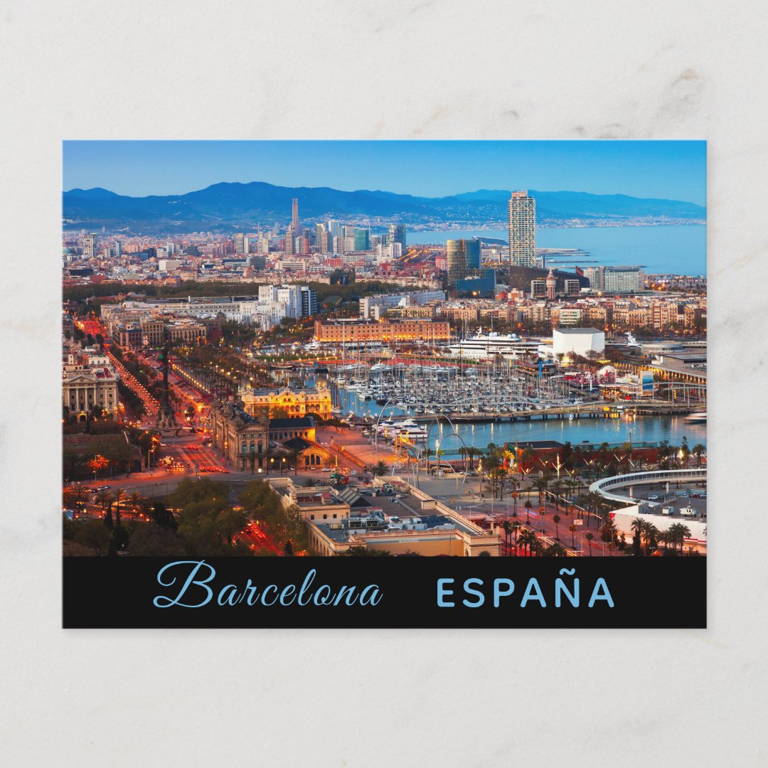 Barcelona postcard | Zazzle