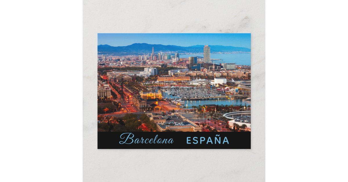 Barcelona postcard | Zazzle