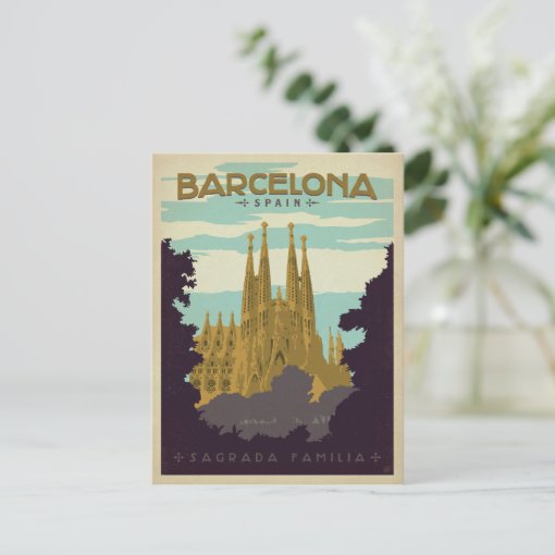 Barcelona, Spain - Sagrada Familia Postcard | Zazzle