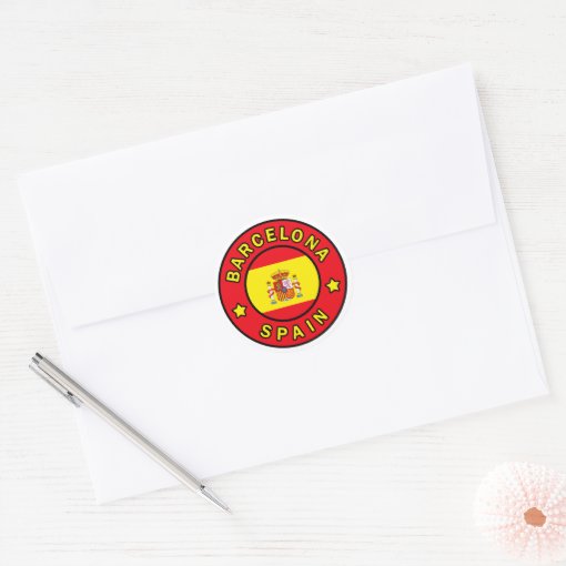Barcelona Spain Sticker | Zazzle