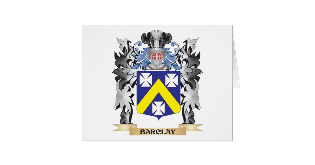 Barclay Coat of Arms - Family Crest | Zazzle