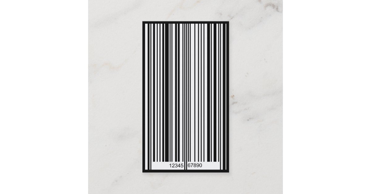 Barcode Business Card | Zazzle