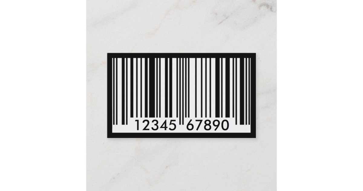 barcode business card | Zazzle.com