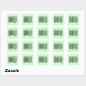 Barcode Happy Birthday sticker | Zazzle