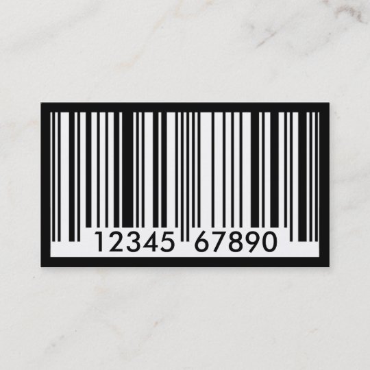 barcode identification business card | Zazzle.com
