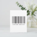 Barcode - Limited Edition Postcard | Zazzle