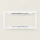 Barefoot Running License Plate License Plate Frame | Zazzle