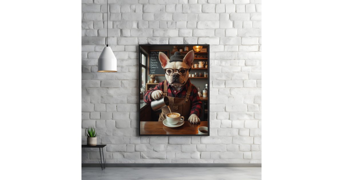 Bark Roast Boss: Flannel and Foam Poster | Zazzle