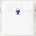 BARKER FAMILY CREST - BARKER COAT OF ARMS CLASSIC ROUND STICKER | Zazzle